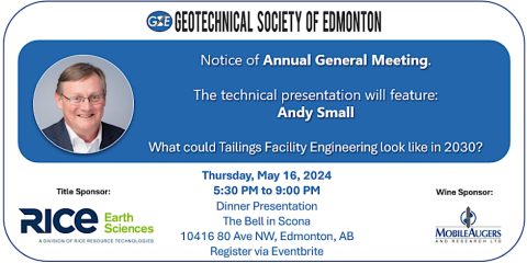 May 16, 2024: GSE 2024 AGM with Andy Small | Geotechnical Society of ...